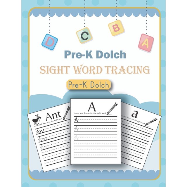 Pre-K Dolch Sight Word Tracing: 100 super sight word poems, dolch sight ...