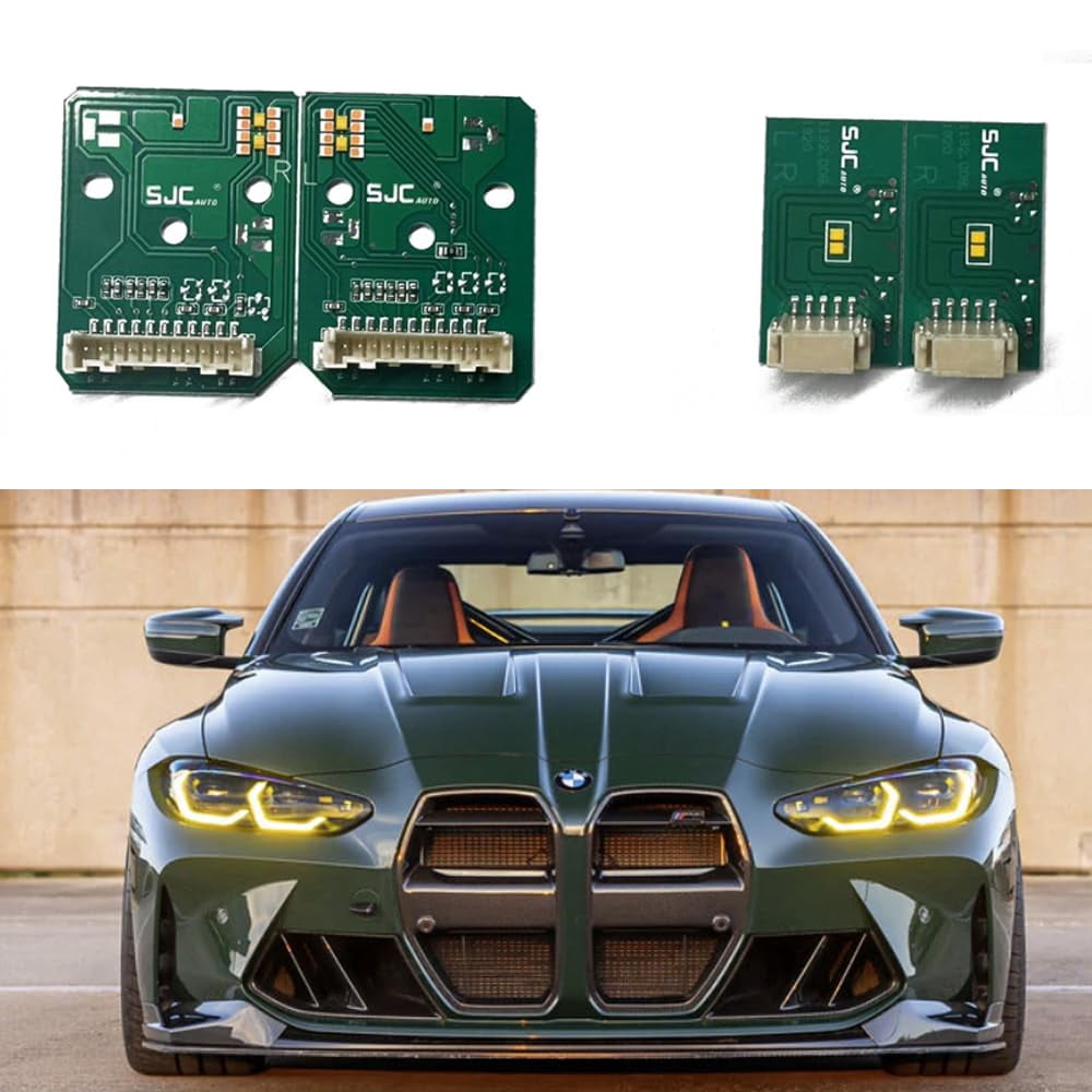 Pre-LCI CSL Style Lemon MMF7 Yellow DRL LED Modules DRL Chips Fit For ...