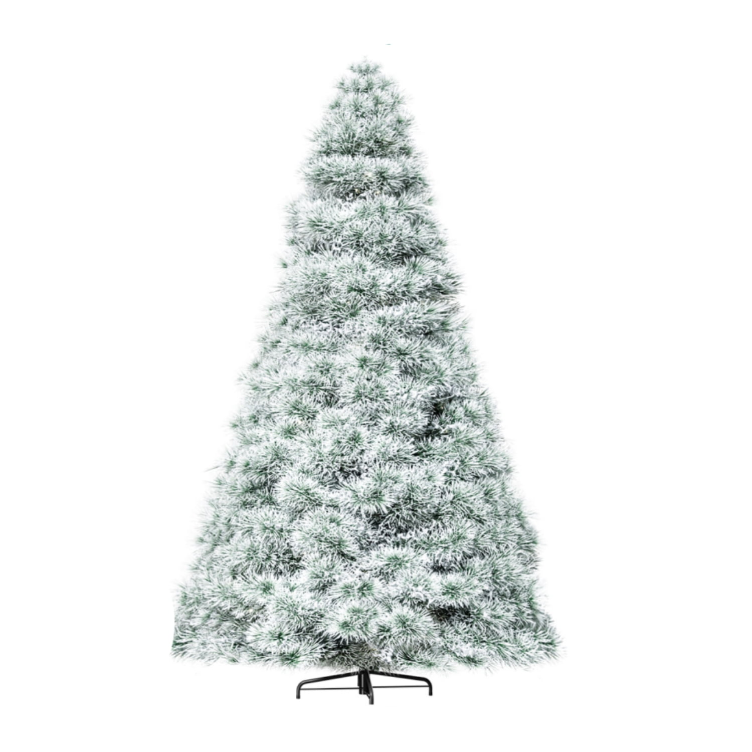 Pre-Lit Artificial Christmas Tree with 120 Clear Incandescent Lights ...