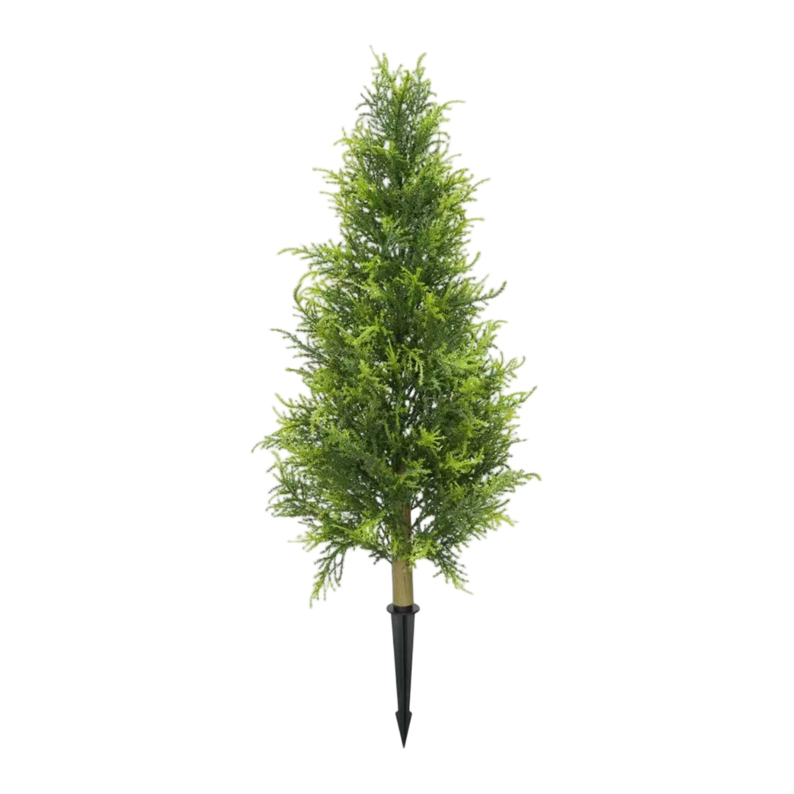 Pre-Lit Christmas Trees Green Cypress Artificial Christmas Tree ...