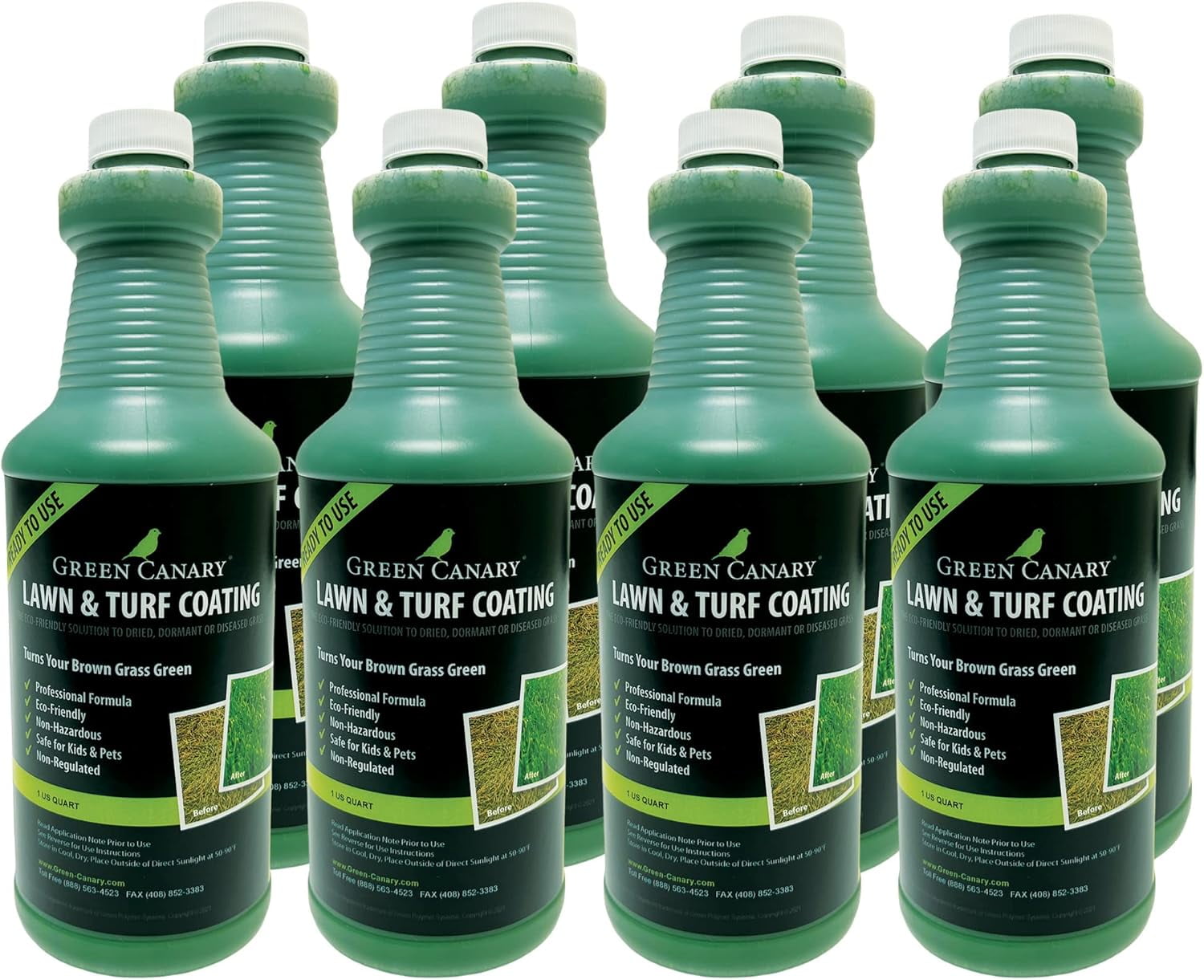 Pre-Mixed Grass Colorant - 8 Liter Bottles (More Than 2 Gallons ...