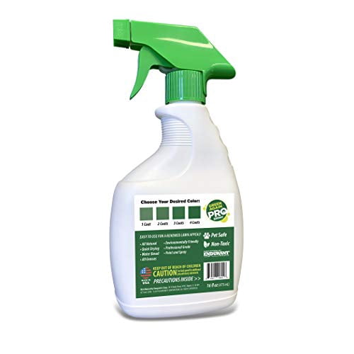 Pre-Mixed Grass and Turf Paint - All Natural Pet-Friendly Lawn Colorant ...