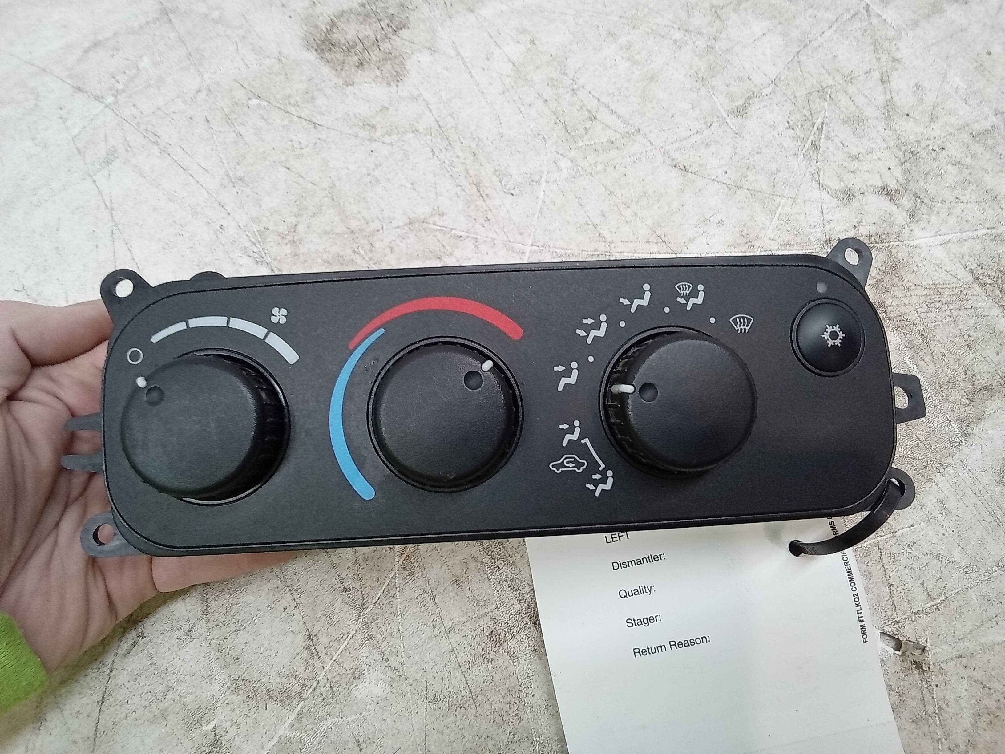 Dodge Ram 1500 Hvac Heater Control Switch