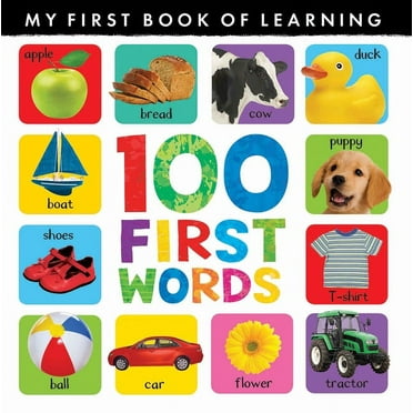 100 1st Words (Board Book) - Walmart.com