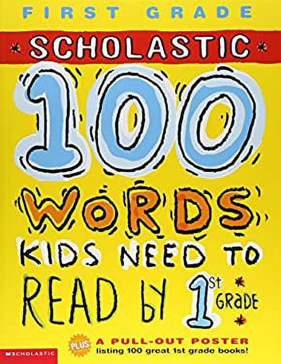 Pre-Owned 100 Words Kids Need to Read by 1st Grade : Sight Word ...