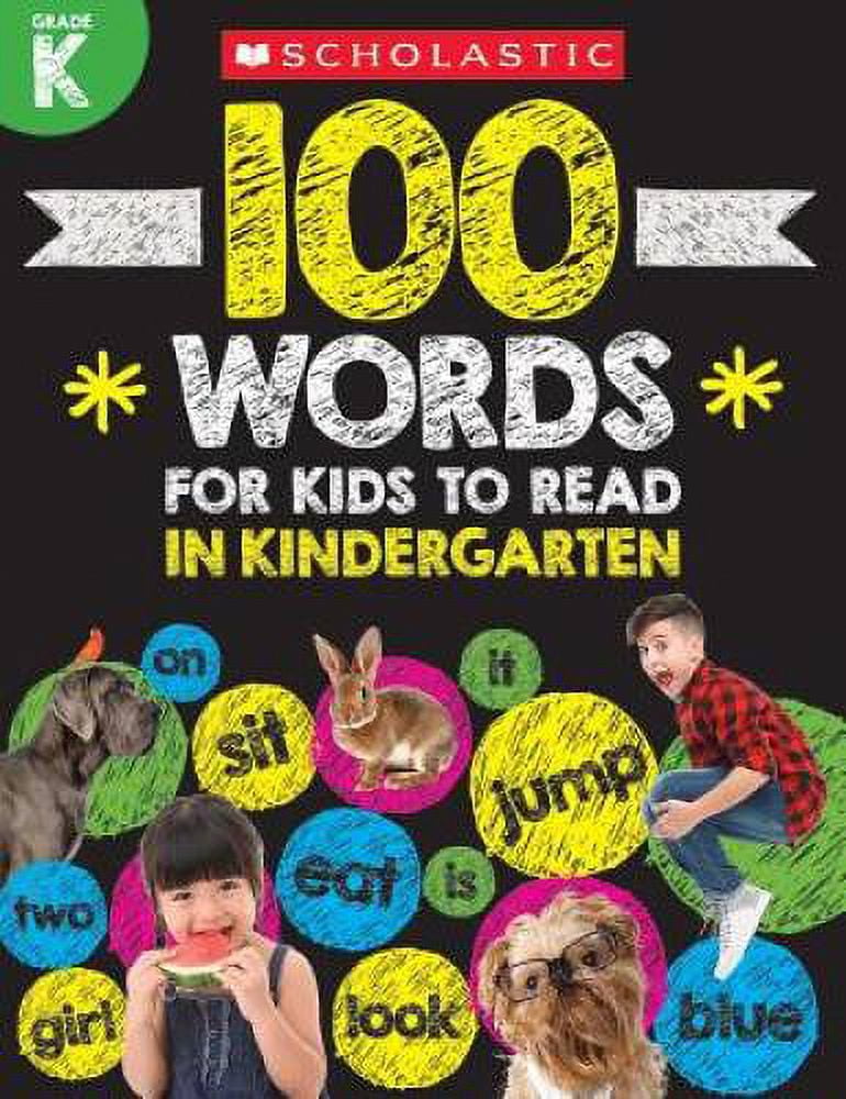 Pre-Owned 100 Words for Kids to Read in Kindergarten, by Scholastic T R ...