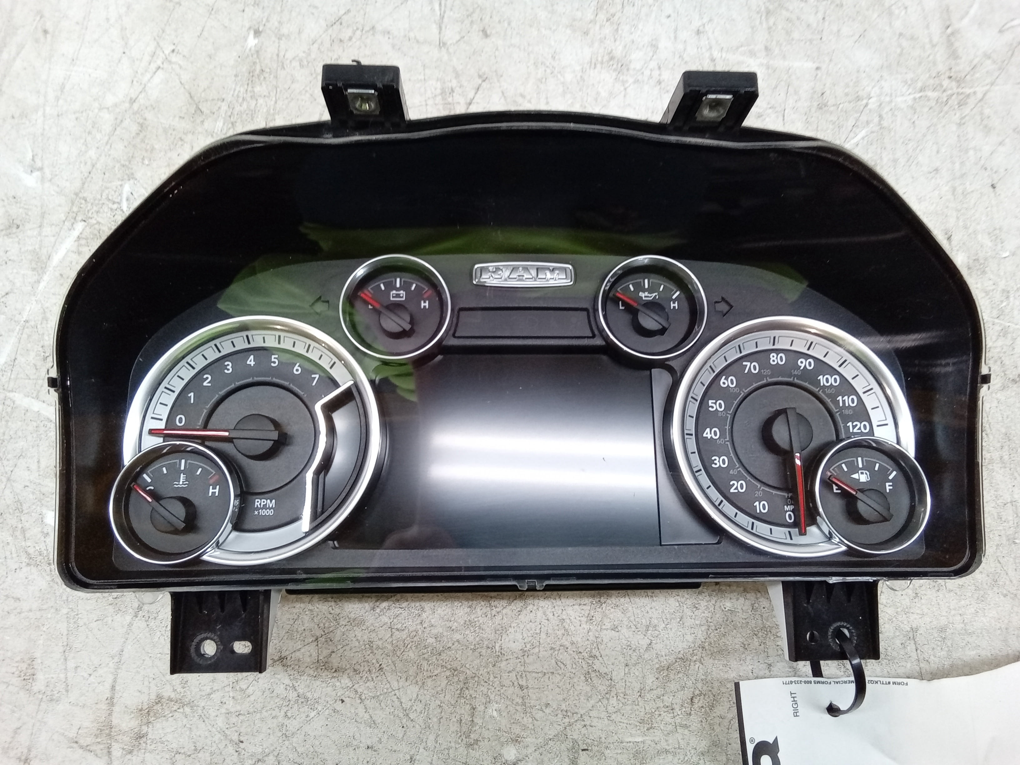 Pre-Owned 16 Dodge Ram 1500 Speedometer Head Cluster 143K OEM - Verify ...