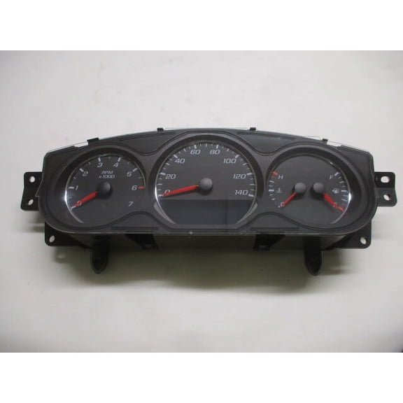 Mechanical Speedometer Gauge, 3-3/8 Inch, White Face with Bold Black ...