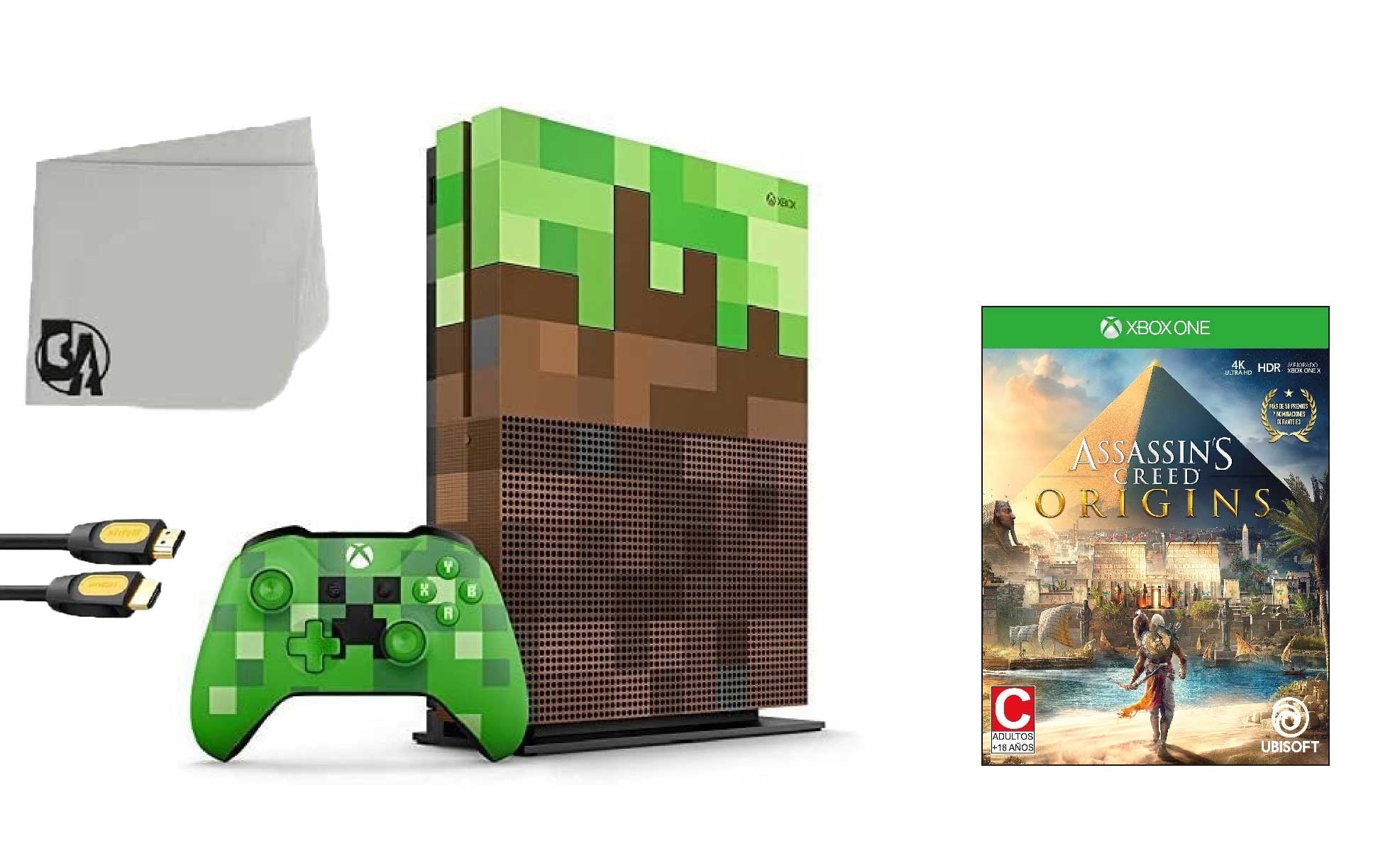 Pre-Owned 23C-00001 Xbox One S Minecraft Limited Edition 1TB Gaming ...