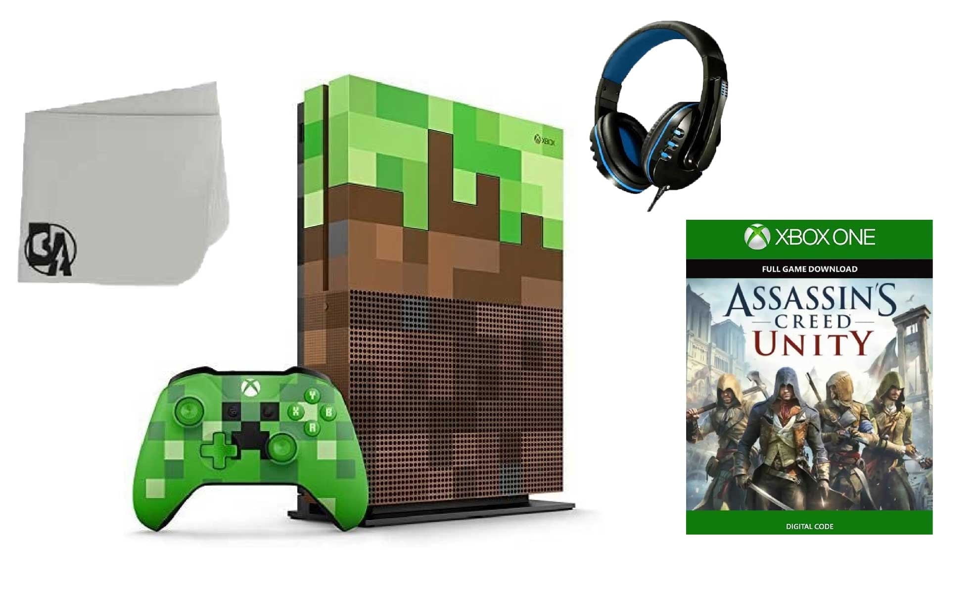Pre-Owned 23C-00001 Xbox One S Minecraft Limited Edition 1TB Gaming ...