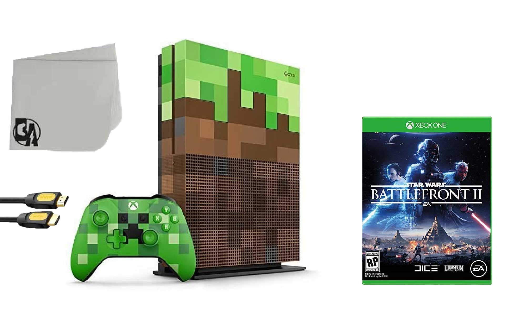 Pre-Owned 23C-00001 Xbox One S Minecraft Limited Edition 1TB Gaming ...