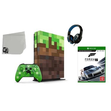 Restored Microsoft 23C-00001 Xbox One S Minecraft Limited Edition 1TB ...