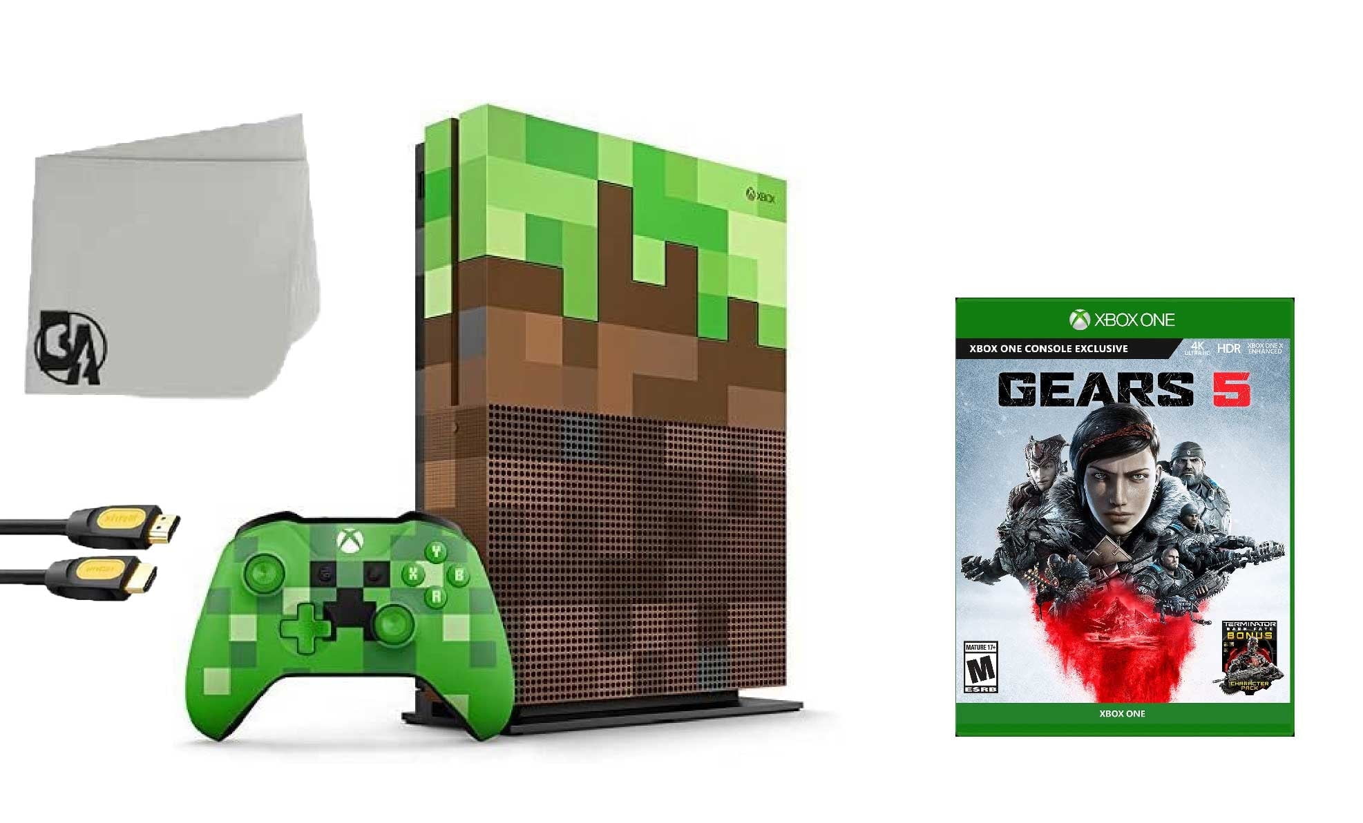 Pre-Owned 23C-00001 Xbox One S Minecraft Limited Edition 1TB Gaming ...