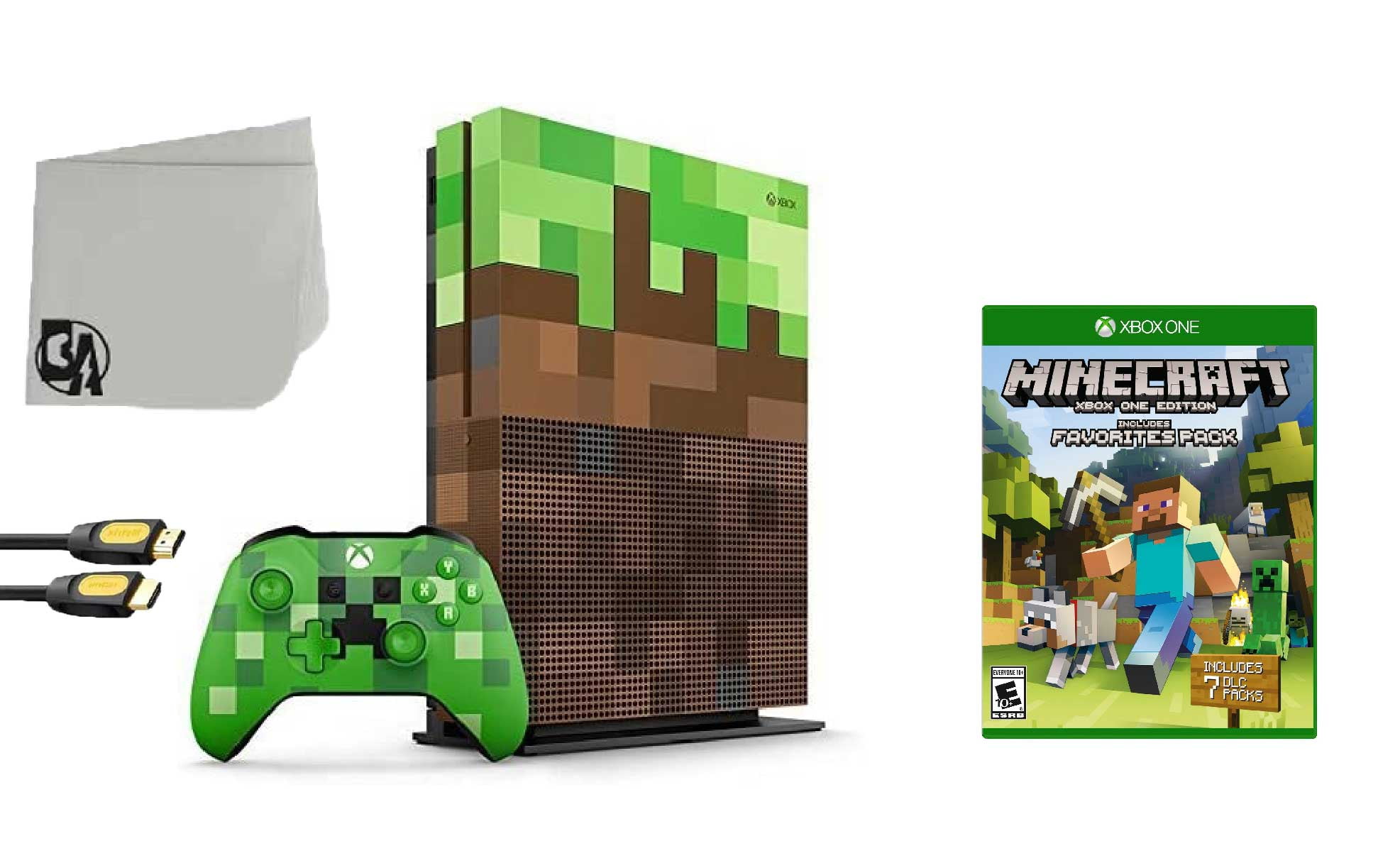 Pre-Owned 23C-00001 Xbox One S Minecraft Limited Edition 1TB Gaming ...