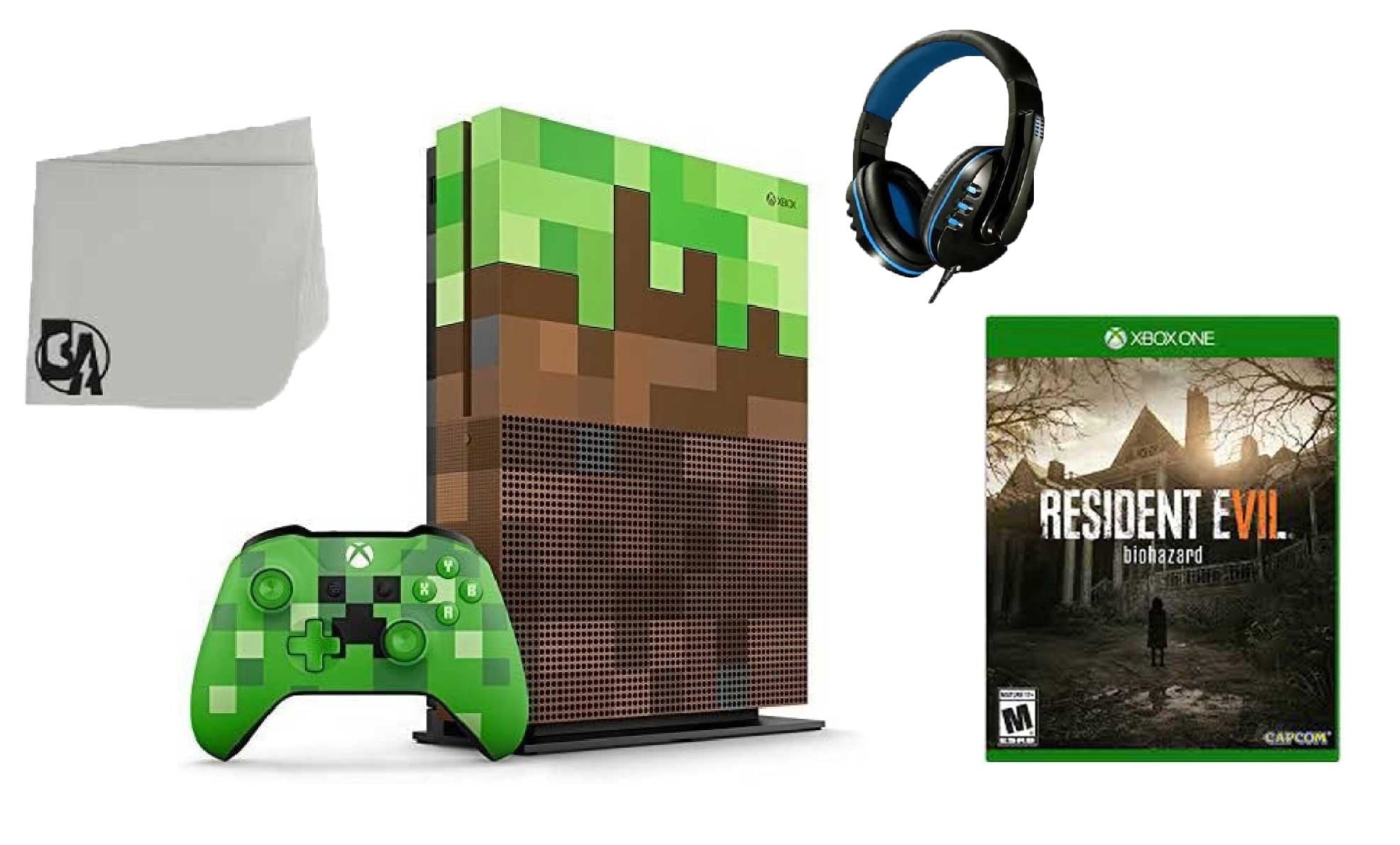 Pre-Owned 23C-00001 Xbox One S Minecraft Limited Edition 1TB Gaming ...