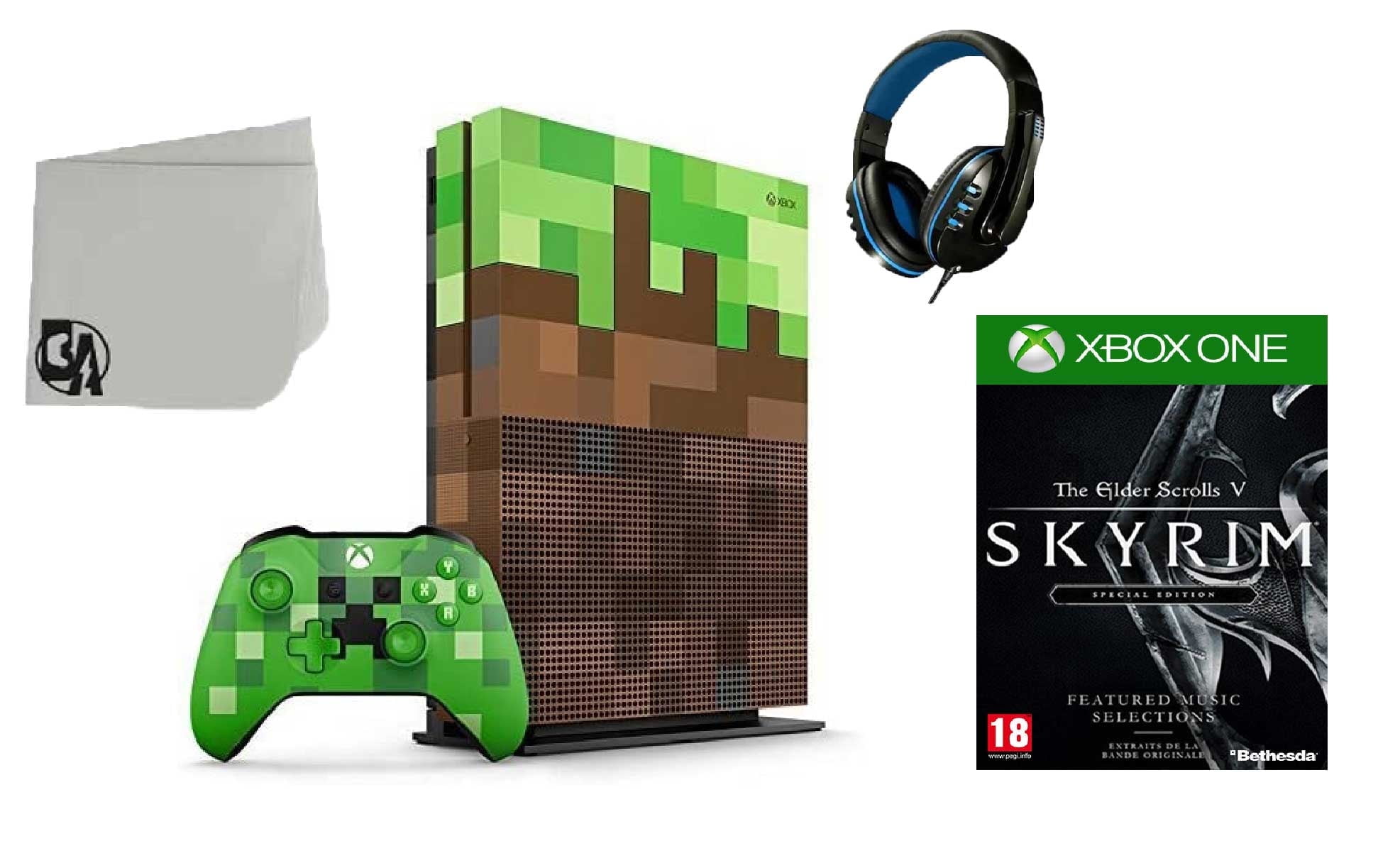 Pre-Owned 23C-00001 Xbox One S Minecraft Limited Edition 1TB Gaming ...