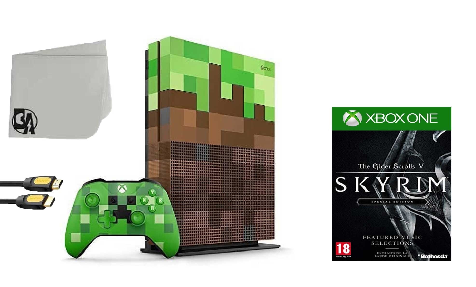 Pre-Owned 23C-00001 Xbox One S Minecraft Limited Edition 1TB Gaming ...