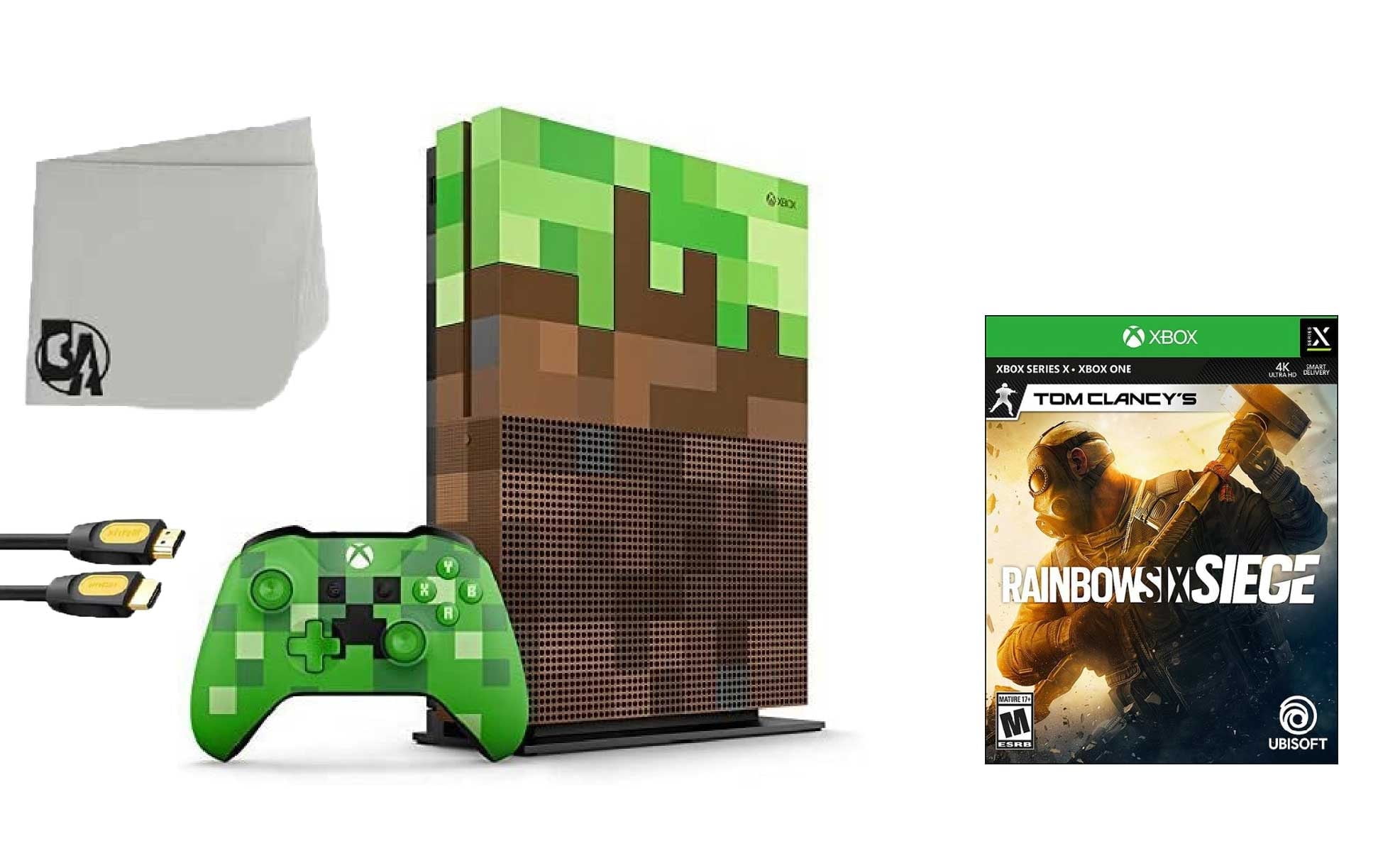 Restored 23C-00001 Xbox One S Minecraft Limited Edition 1TB Gaming ...
