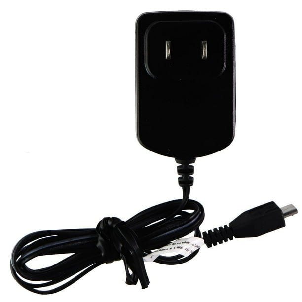 Pre-Owned 3-Ft Travel Charger (5V/550mA) Micro-USB Wall Adapter - Black (PA-5V550mA-005 ...