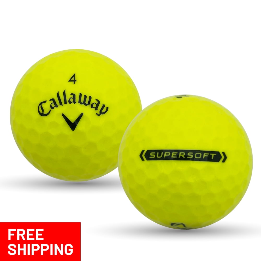 Pre-Owned 48 Callaway Supersoft Yellow 5A Recycled Golf Balls, by ...