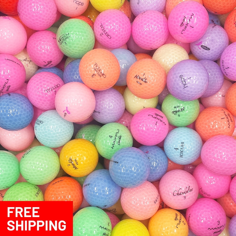 Pre-Owned 48 mixed Crystal 5A Recycled Golf Balls, by Mulligan Golf ...