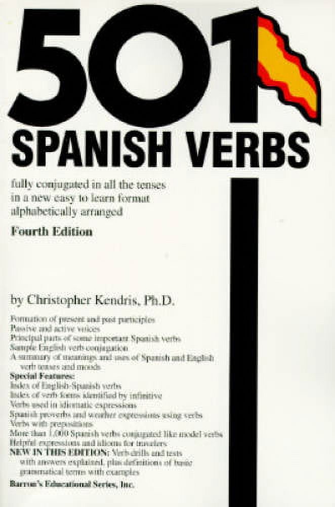 Pre-Owned, 501 Spanish Verbs: Fully Conjugated in All the Tenses in a ... Pre-Owned, 501 Spanish Verbs: Fully Conjugated in All the Tenses in a ...
