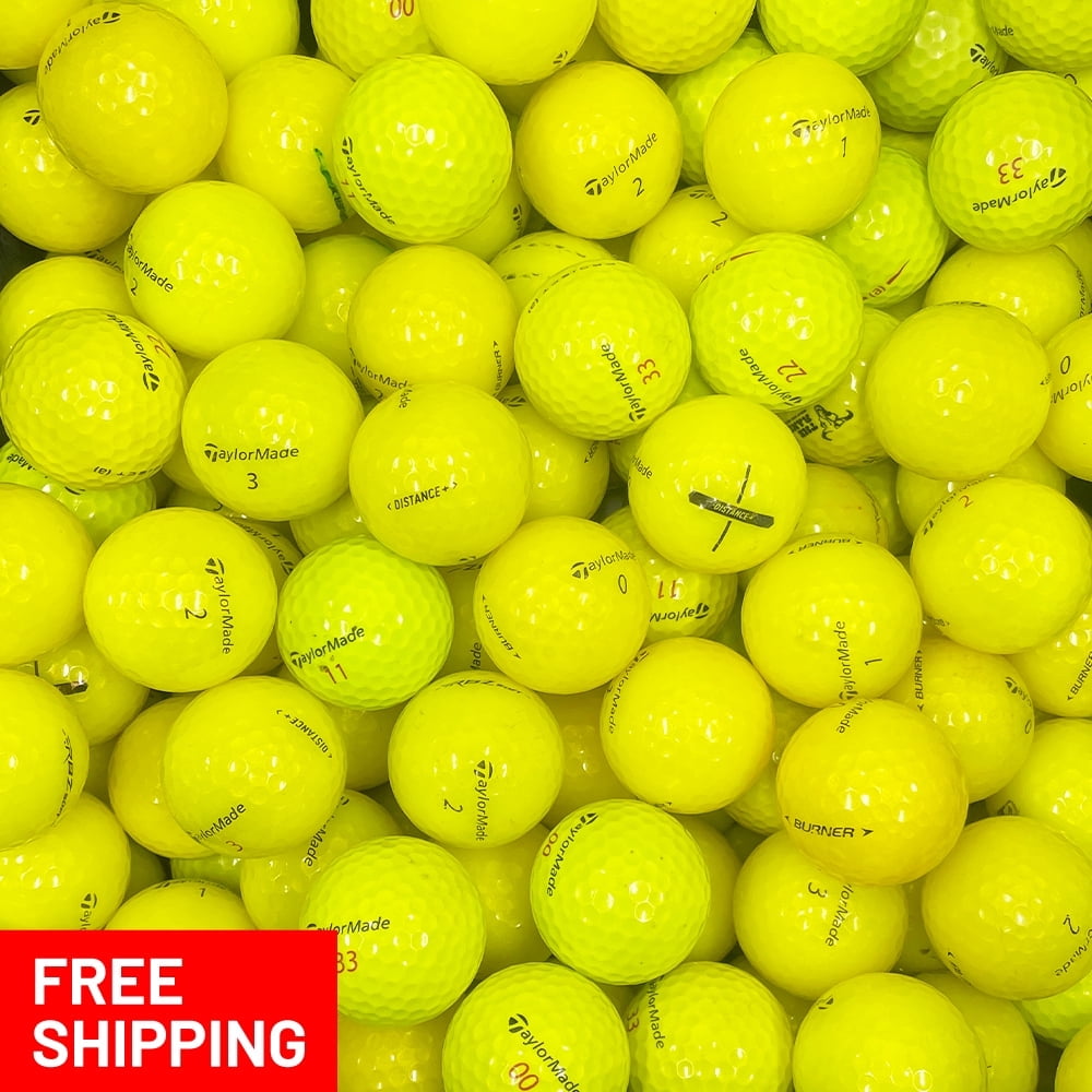 Pre-Owned 75 Yellow Taylormade AAA Used Recycled Golf Balls, by ...