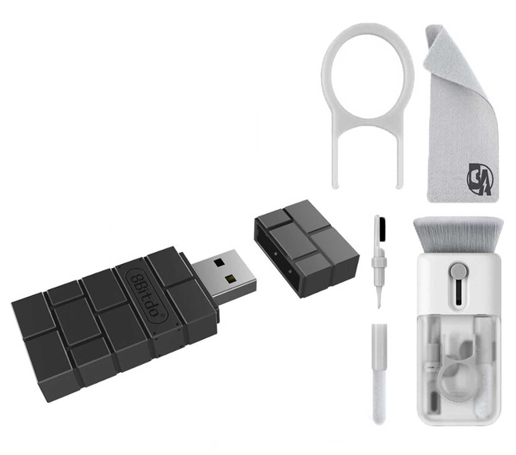 Pre-Owned 8BitDo - Wireless USB Adapter 2 for Most Gaming Controllers ...