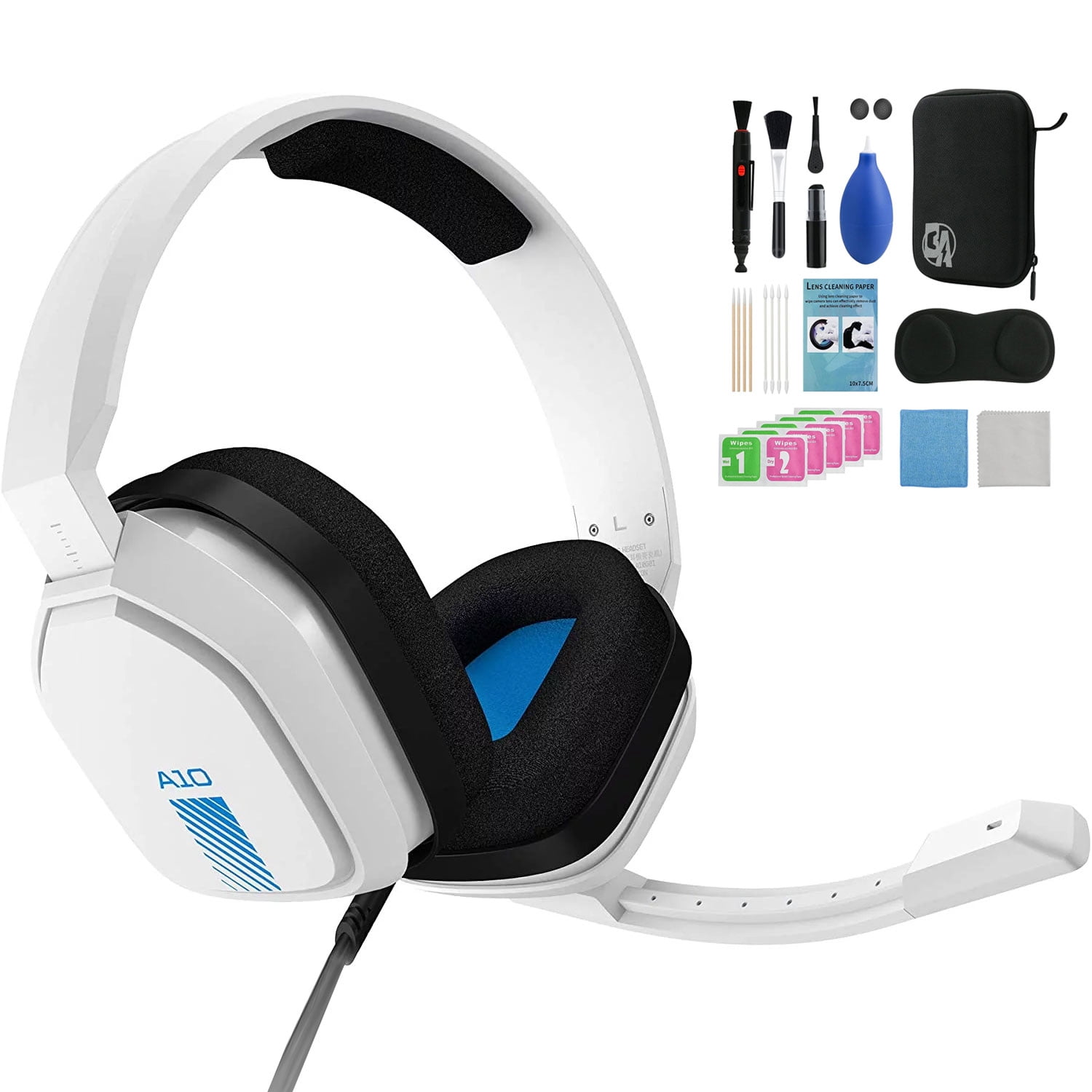 Restored ASTRO Gaming A10 Headset White Blue for Xbox One/Nintendo ...