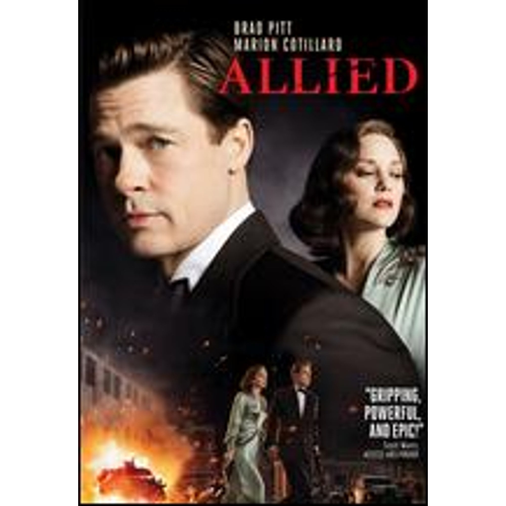 Pre-Owned Allied by Robert Zemeckis, Brad Pitt, Marion Cotillard, Jared ...