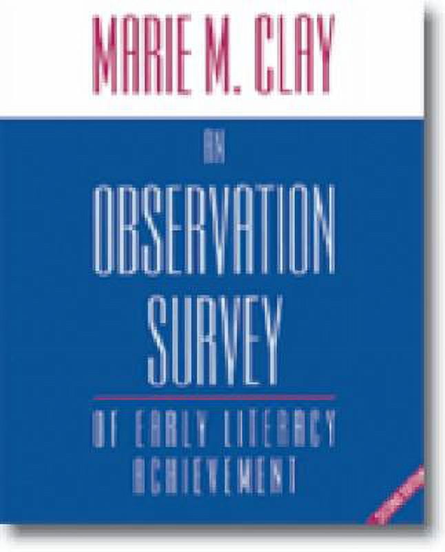 Pre-Owned An Observation Survey of Early Literacy Achievement ... Pre-Owned An Observation Survey of Early Literacy Achievement ...
