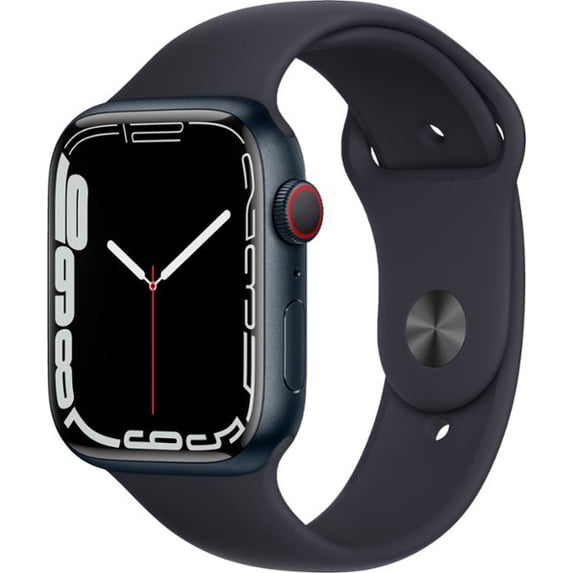 Apple Watch Series 7 Aluminum 41 mm (GPS + Cellular) Midnight Black ...