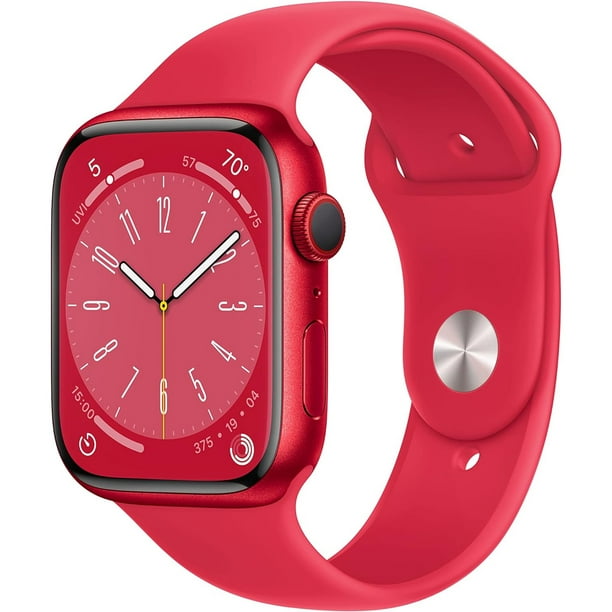 Restored Apple Watch Series 8 (GPS + LTE) 45MM Red Aluminum Case & Red ...