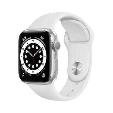 Apple Watch SE 40mm GPS Silver Aluminum, White Sport Band, Refurbished ...