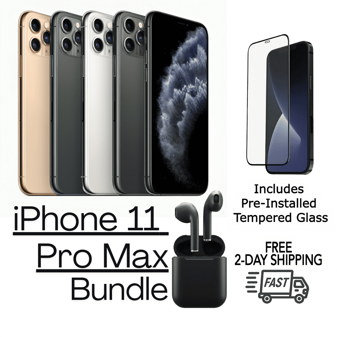 Pre-Owned Apple iPhone 11 Pro Max A2161 (Fully Unlocked) 64GB Silver ...