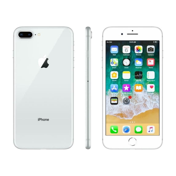 Pre-Owned Apple iPhone 8 Plus A1864 (Fully Unlocked) 256GB Silver (Good ...