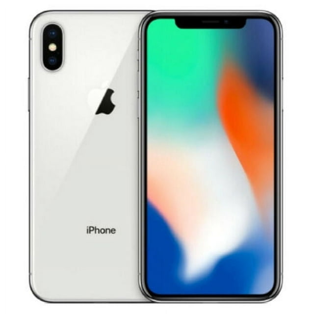 Pre-Owned Apple iPhone X Silver 64GB Unlocked ( ) - Walmart.com