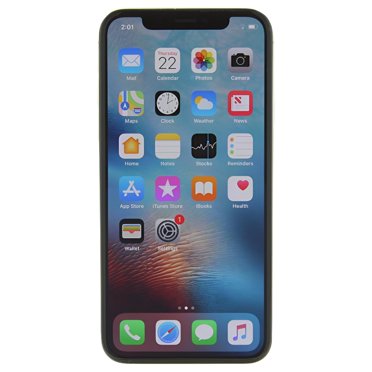 Pre-Owned Apple iPhone X Silver 64GB Unlocked ( ) - Walmart.com
