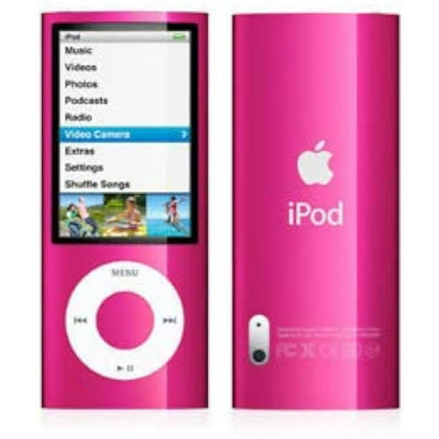 Pre-Owned Apple iPod Nano 5th Gen 16GB Pink MP3 player - Walmart.com