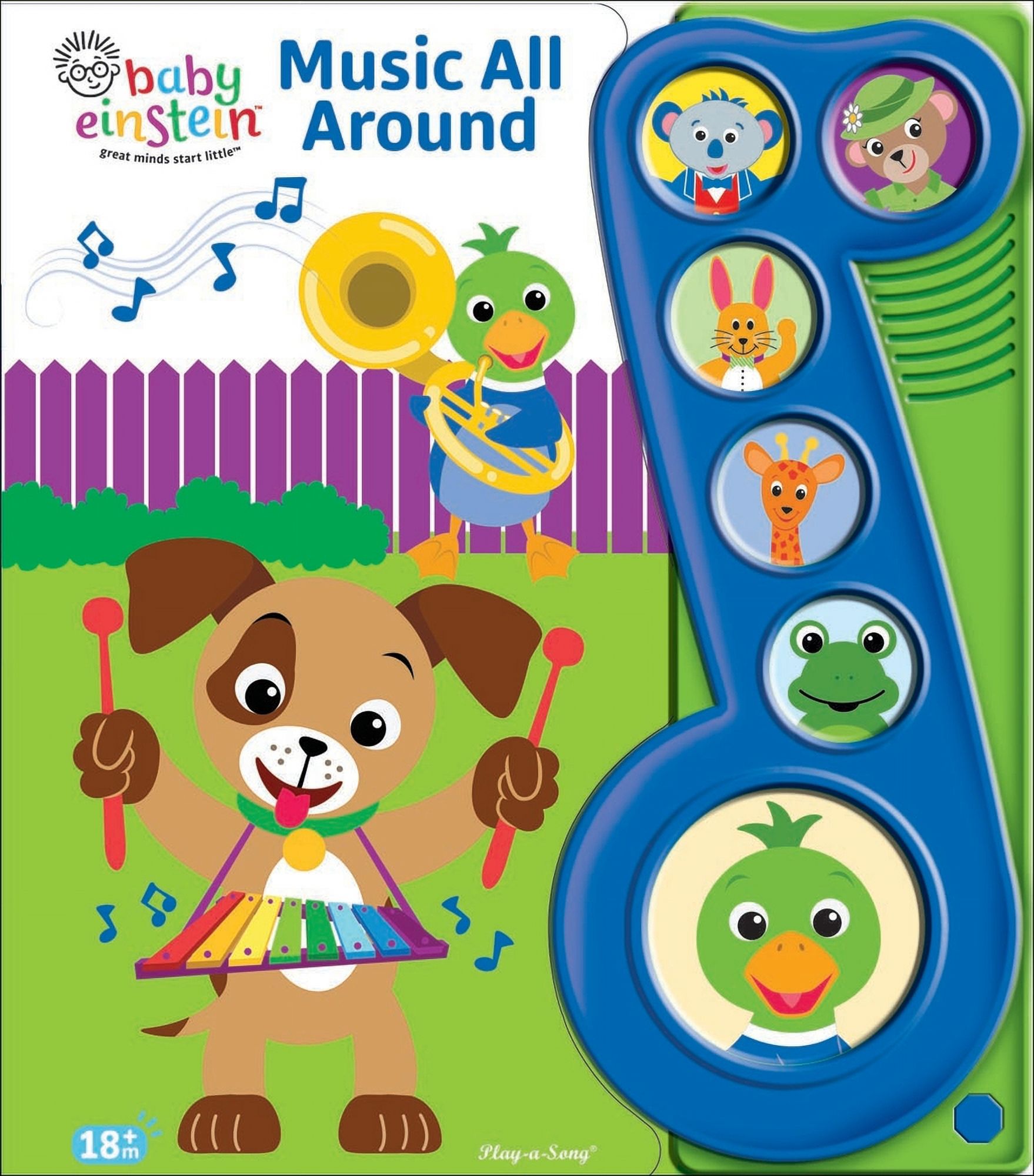 Pre-Owned Baby Einstein: Music All Around Sound Book [With Battery ...