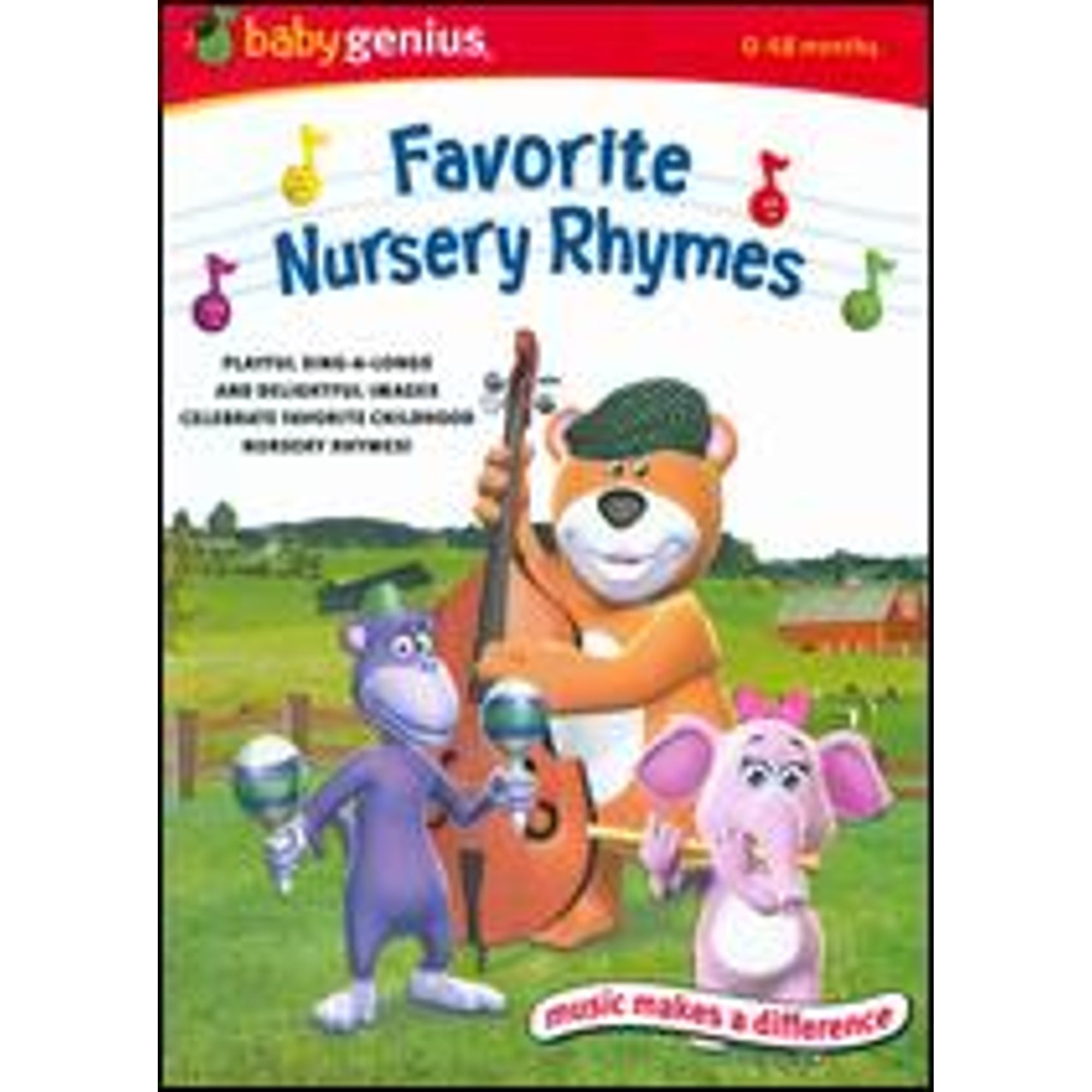 Pre-Owned Baby Genius: Favorite Nursery Rhymes (DVD 0853076002474 ...