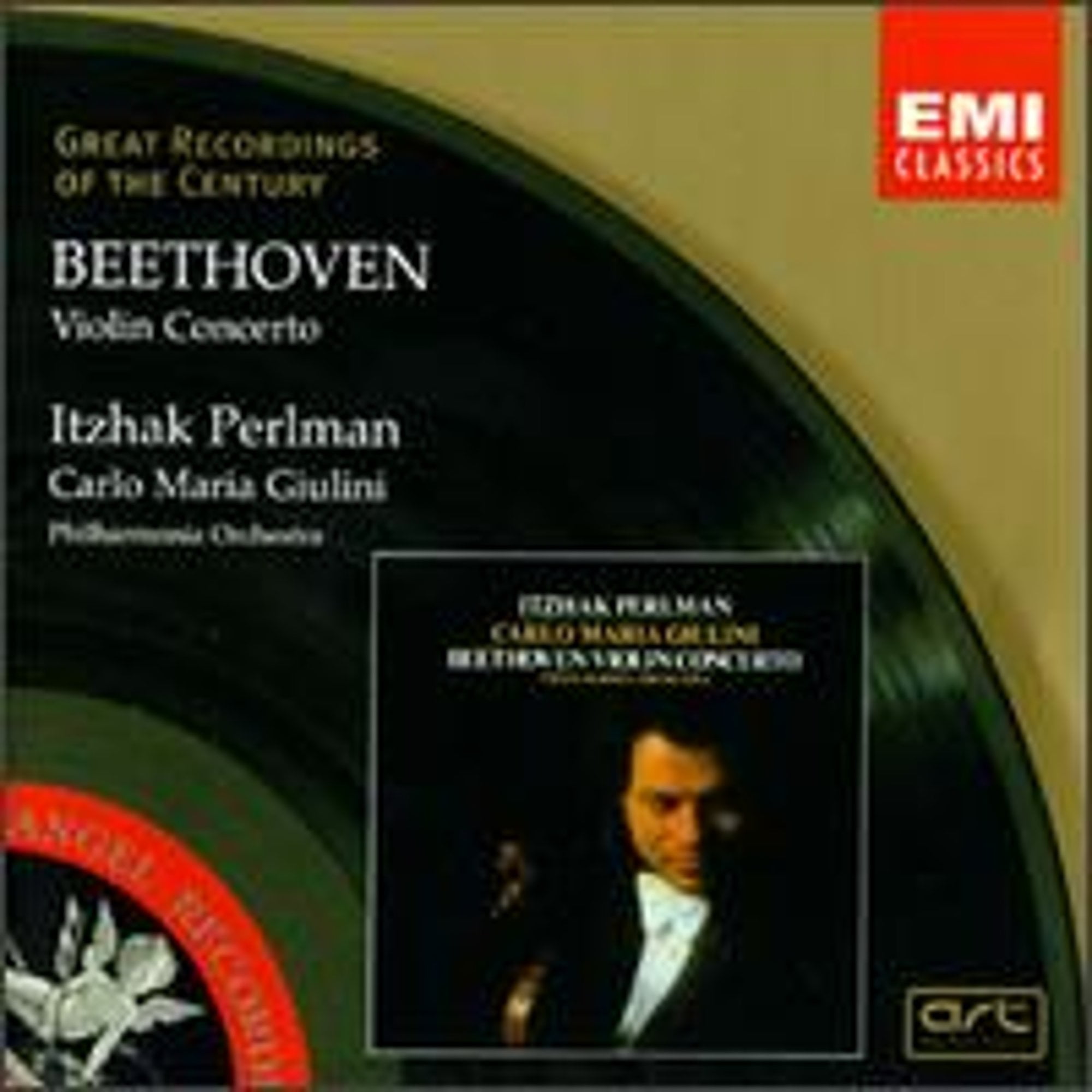 Pre-Owned Beethoven: Violin Concerto (CD 0724356695221) by Itzhak Perlman (violin), Philharmonia ...