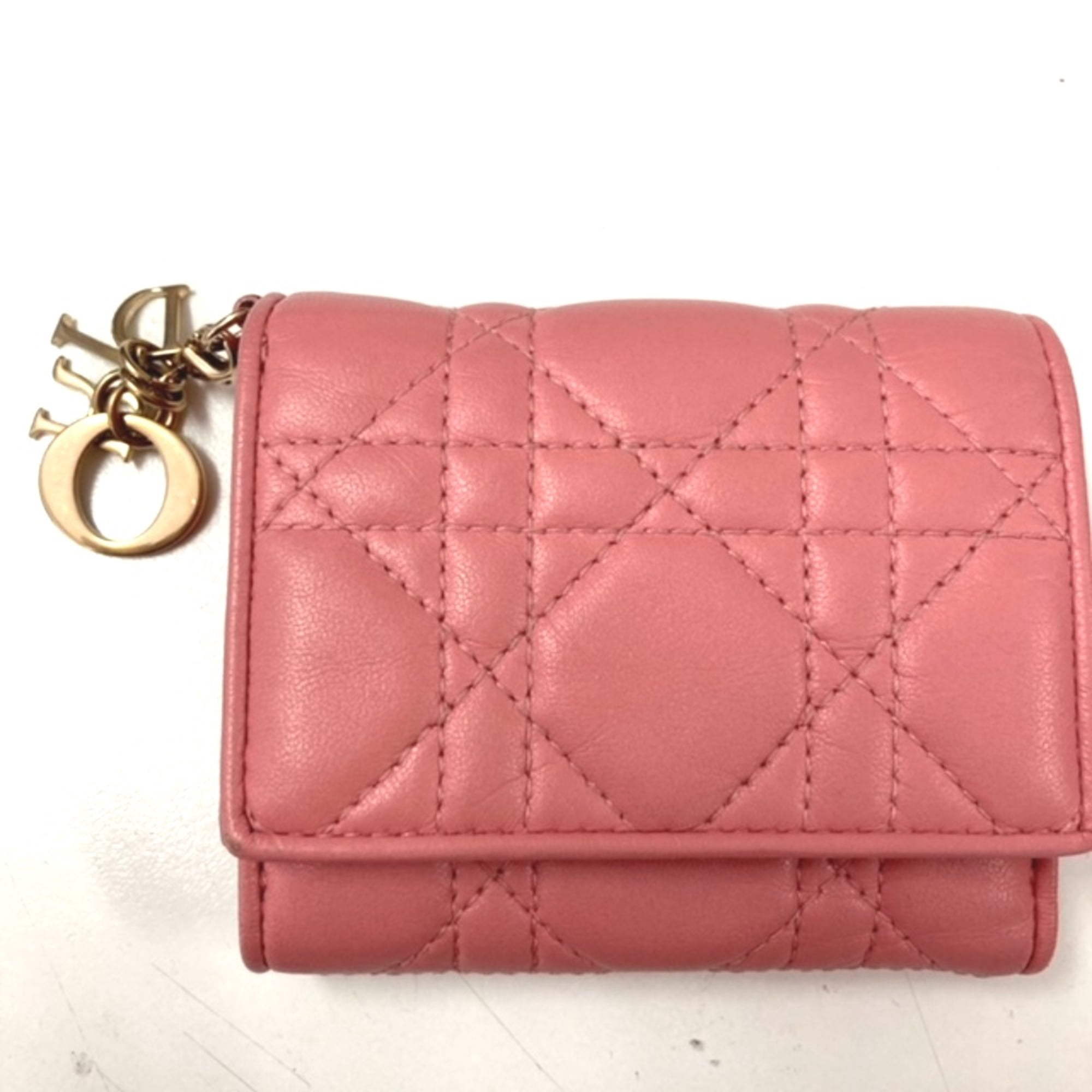 Pre-Owned CHRISTIAN DIOR LADY CHRISTIAN DIOR LADYDIOR Compact Wallet ...