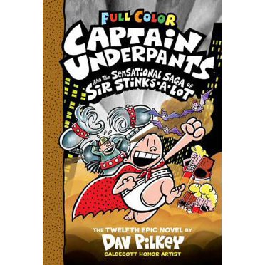 Captain Underpants Series Set: Complete Hardcover Comic Box 1-12 ...