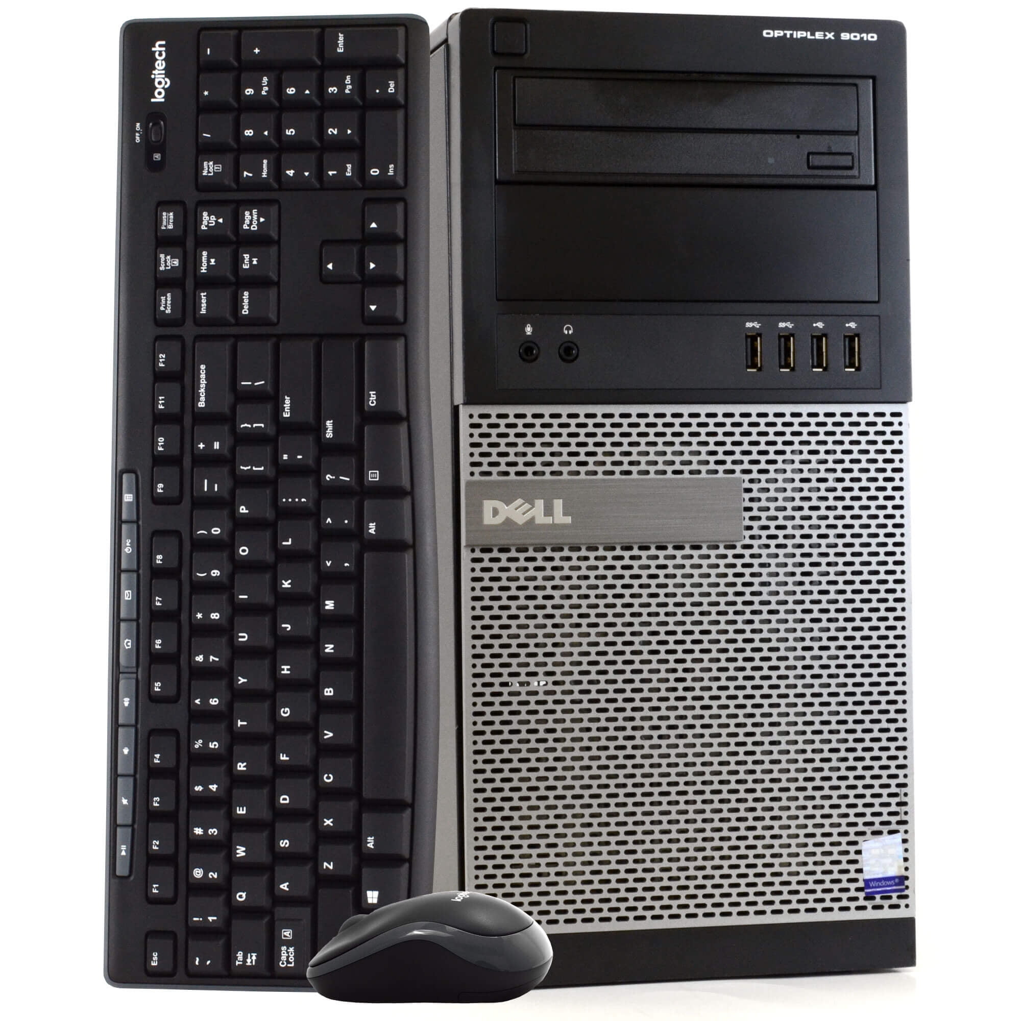 Pre-Owned DELL Optiplex 9010 Tower Computer PC, Intel Quad-Core i7, 240GB SSD, 16GB DDR3 RAM ...