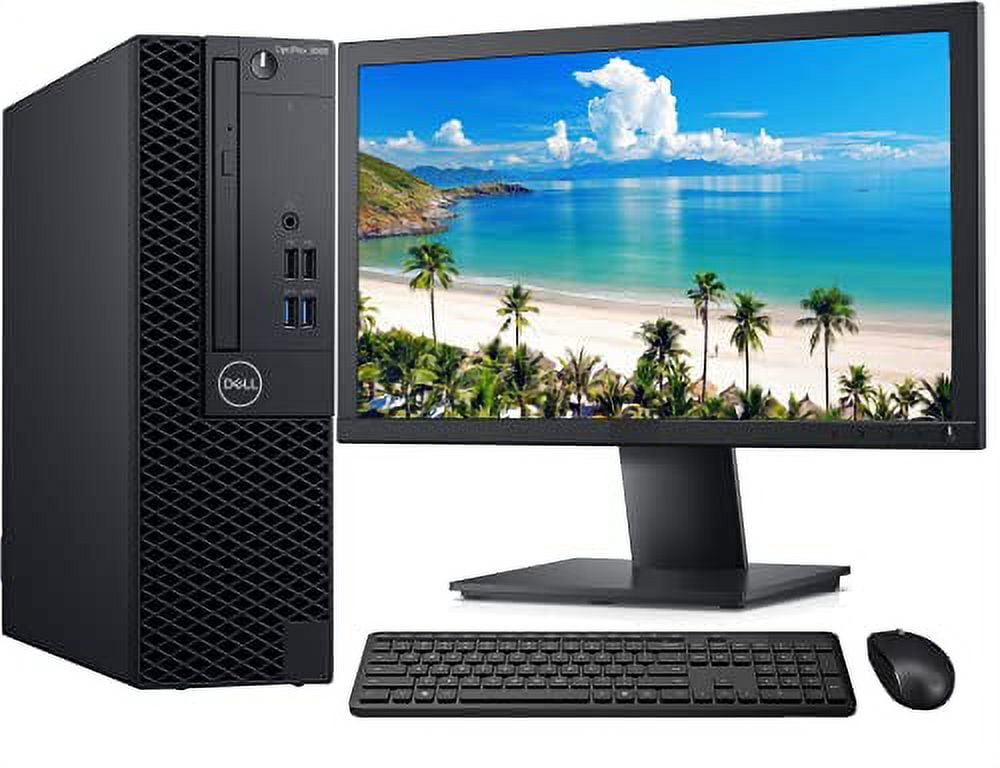 Pre-Owned Dell Optiplex 3060 SFF Computer Desktop PC, Intel Core i5-8th ...