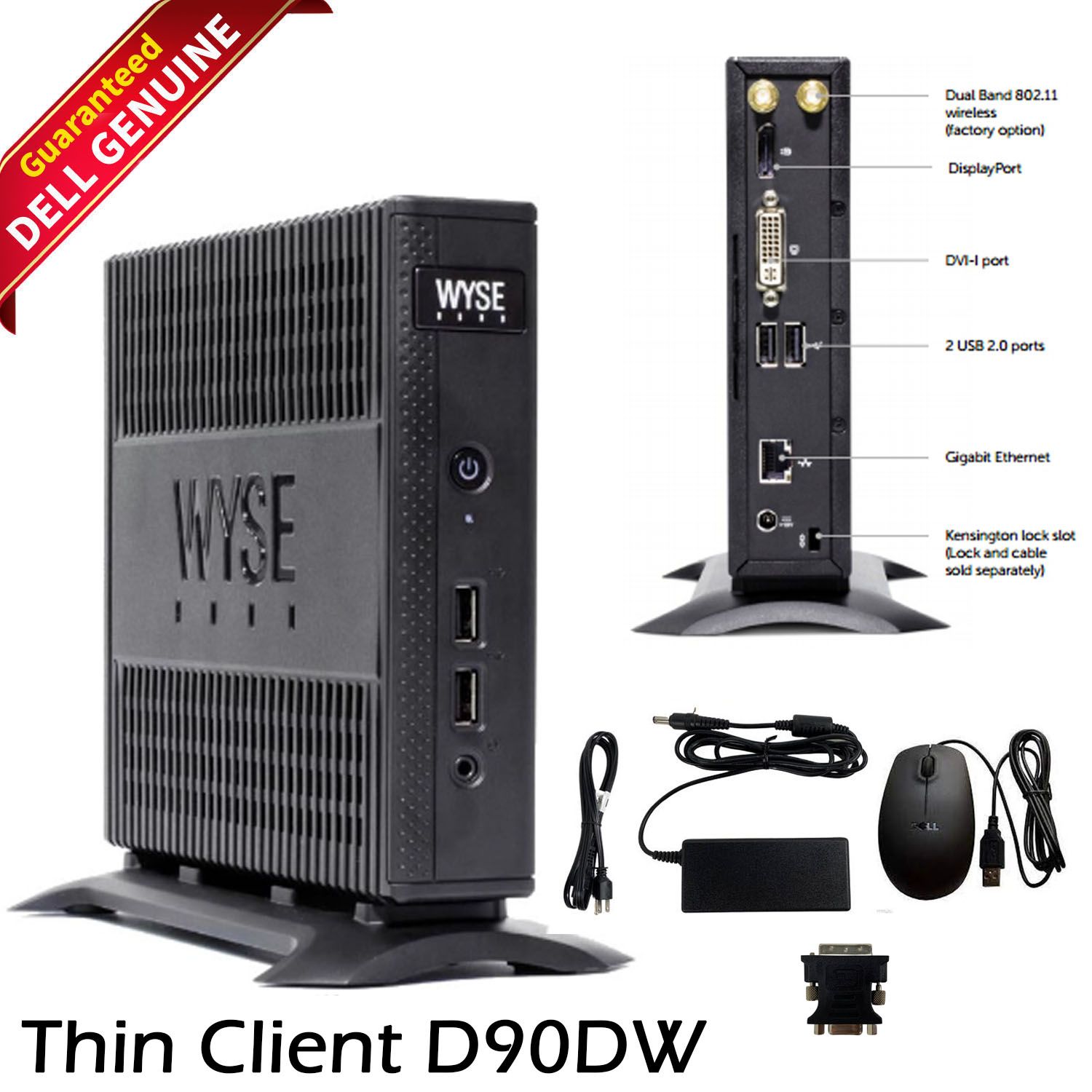 Wyse 5060 Thin Client -THINOS - 8GF/4GR - Walmart.com