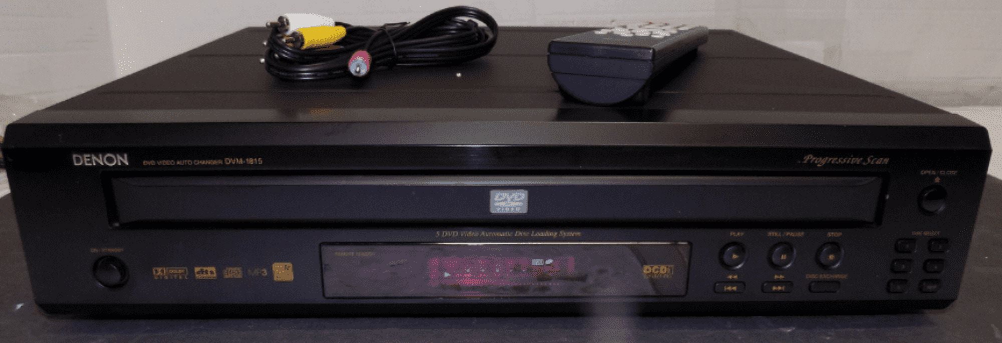 Pre-Owned Denon Dvm-1815 5 Disc DVD CD Changer Player With Remote ...