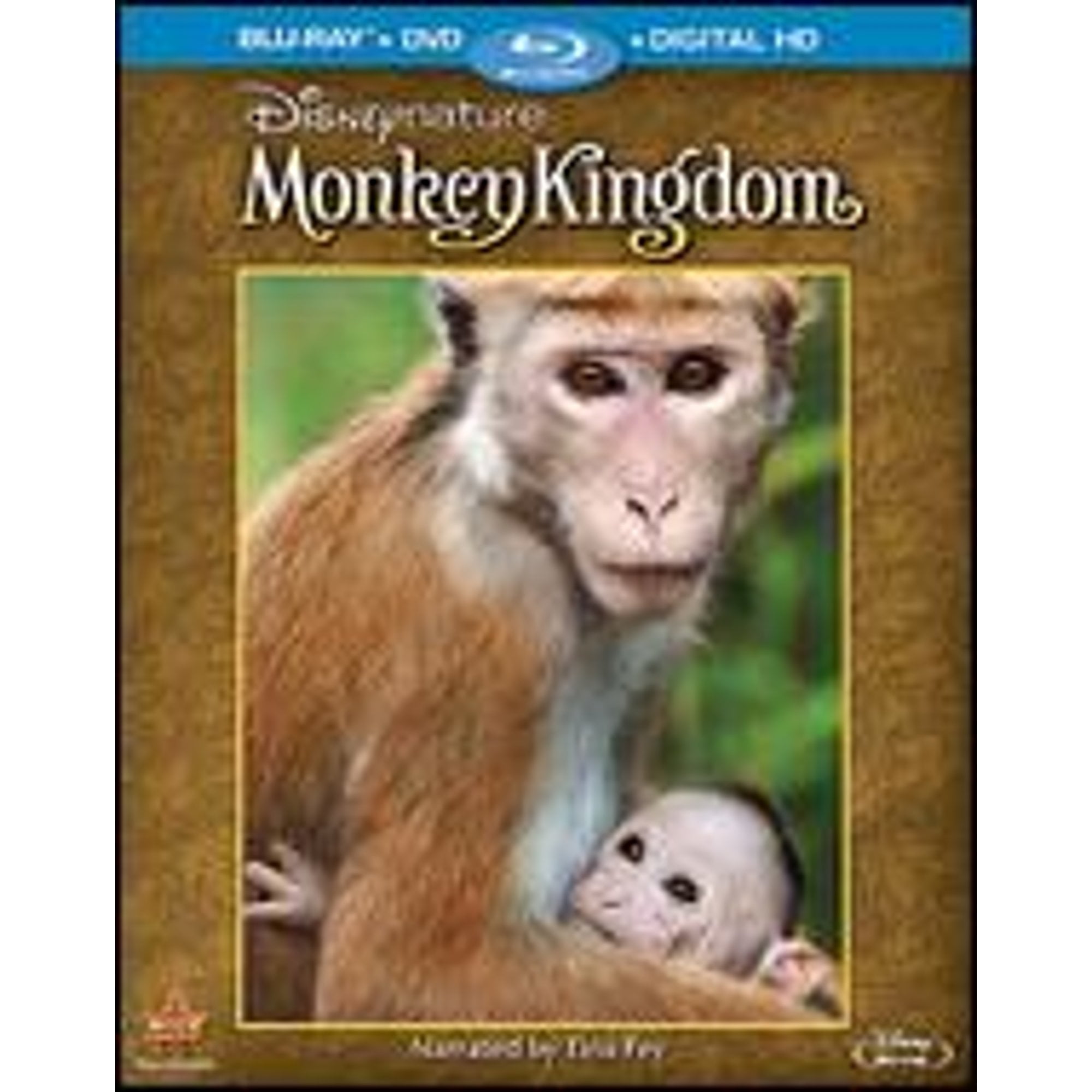 Pre-Owned Disneynature: Monkey Kingdom [Blu-ray/DVD] [2 Discs] (Blu-Ray ...