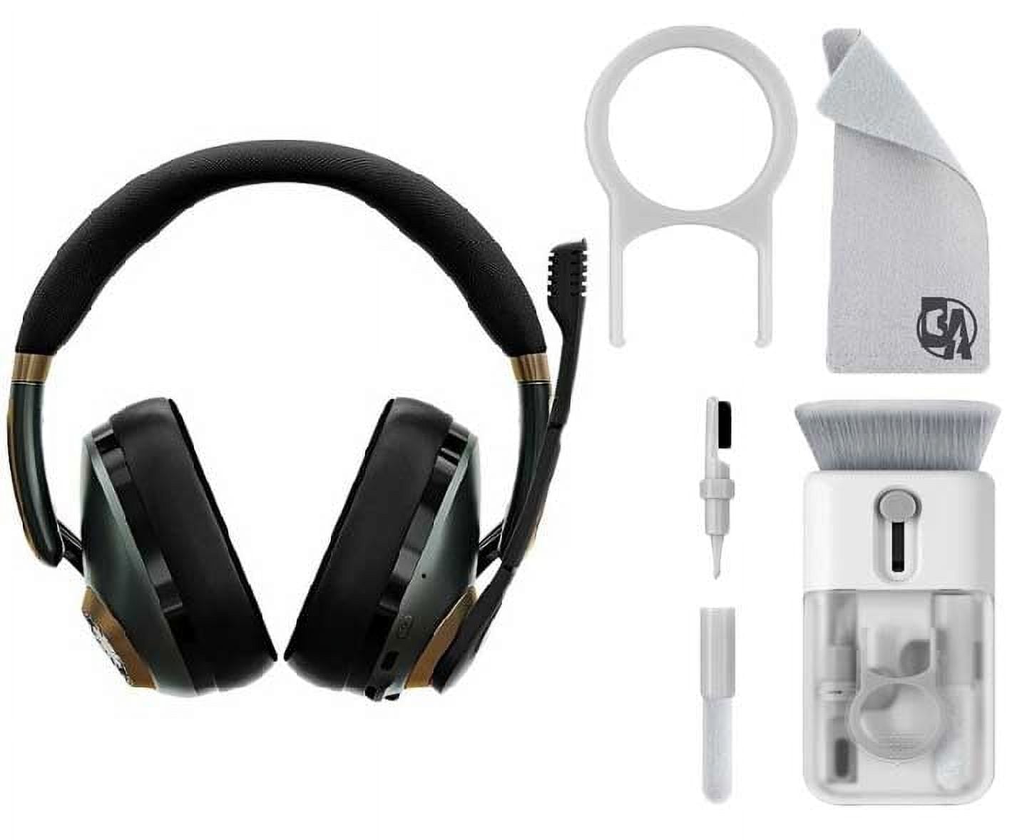 Restored EPOS H3PRO Hybrid Wireless Closed Acoustic Gaming Headset Racing Green With Cleaning ...